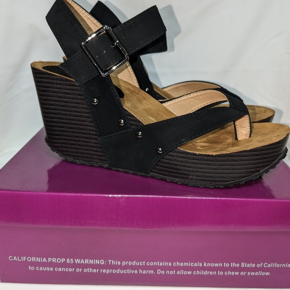 Agape Collection | Shoes | Womens 85 Studded Strappy Buckle Thong ...